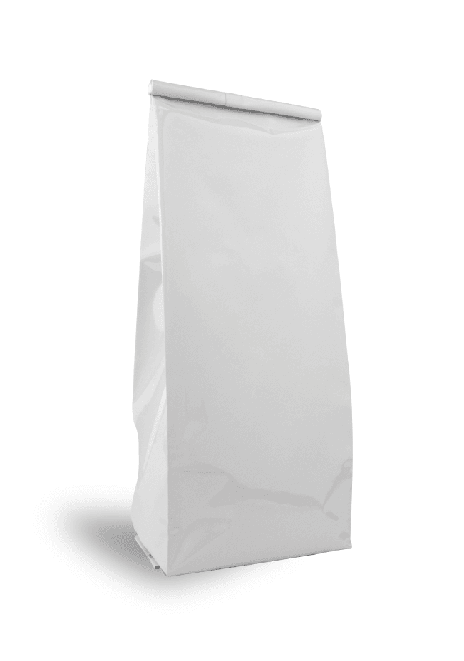 Matte White Aluminum Packaging with Side Gusset – Eska Packaging